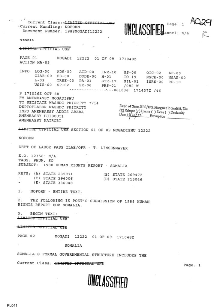 Warfaa v. Ali Evidence – CJA